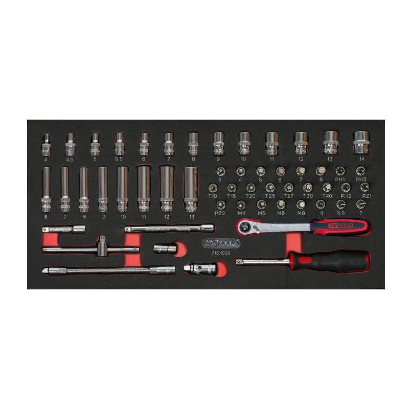 Module de douilles et accessoires Kstools ULTIMATE® 1/4''