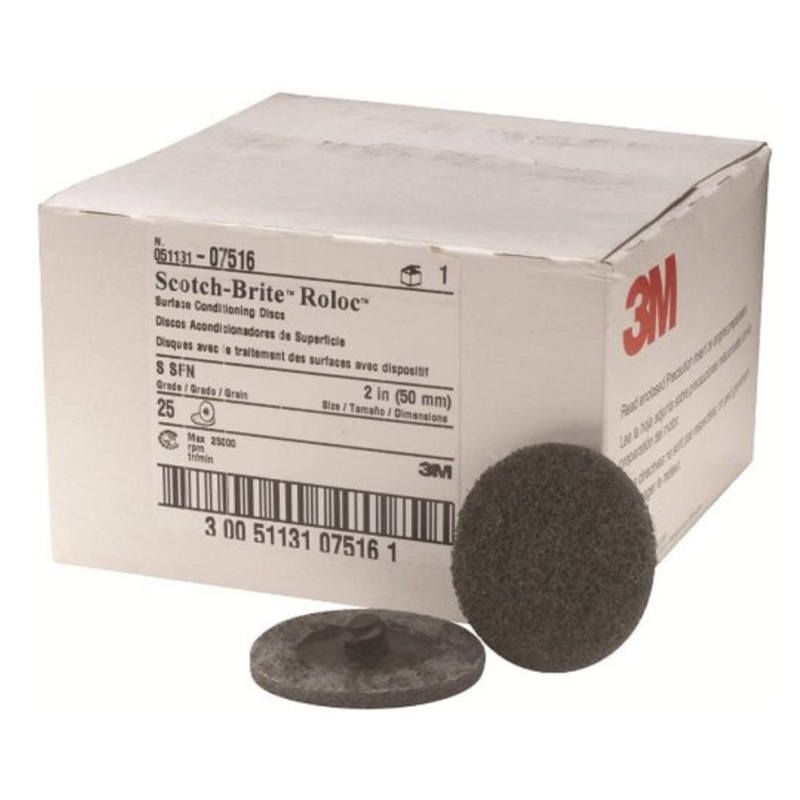 3M : Disque abrasif non tissé 3M Scotch-Brit Roloc™ SC-DR Ø50, G S Gris ...