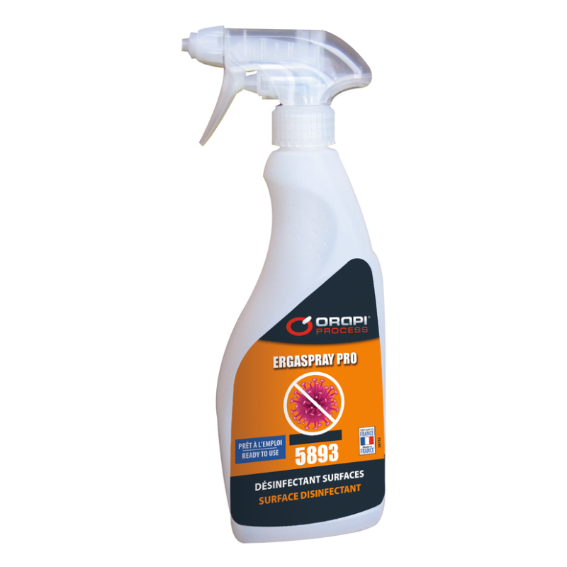 ORAPI : ERGASPRAY PRO 750ml nettoyer flacon pulve virucide spray - SBCI