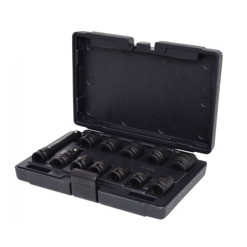 515.0112 : Coffret de douilles à chocs 6 pans 1/2"