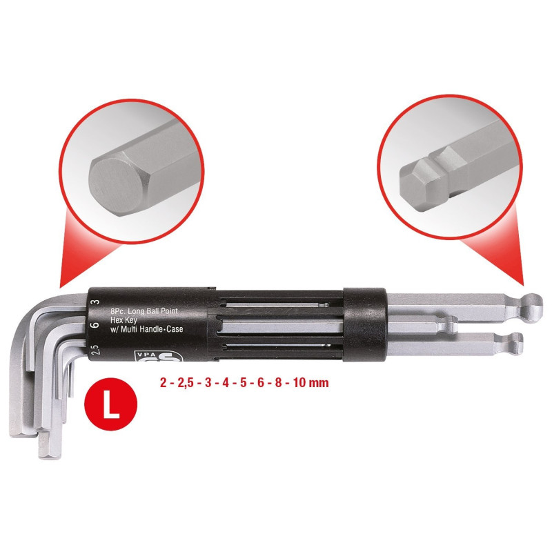 Outil à Main Professionnel Clé Allen Longue KS Tools - 4,5 Mm - Acier ...