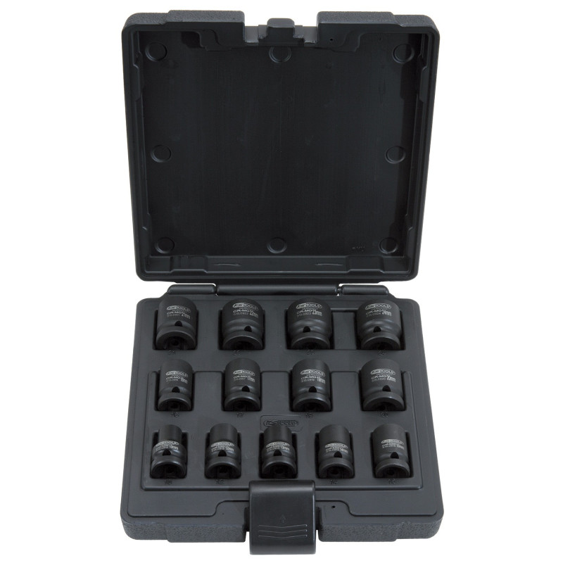 515.0900 : Jeu de douilles à chocs 12 pans 1/2"